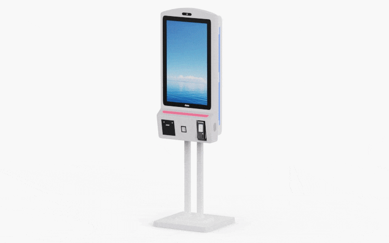 32 Inch Free Standing Touch Screen Fast Food Self Ordering/Self Service ...
